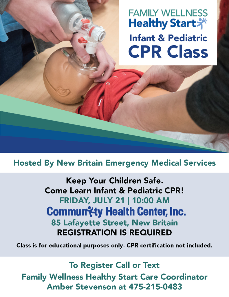 Infant and Pediatric CPR Class
