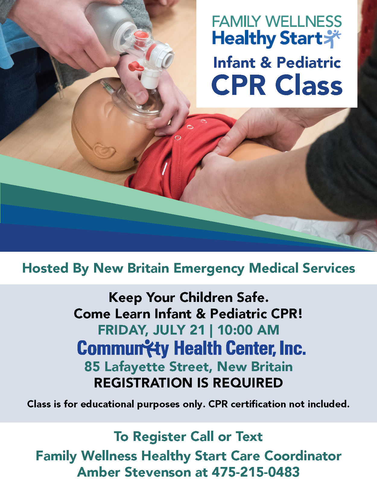 Infant and Pediatric CPR Class